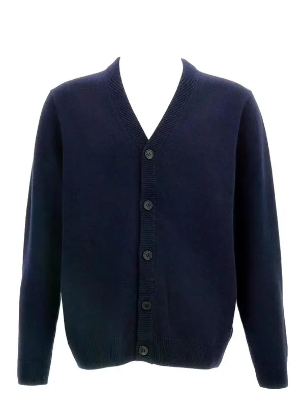 Paul Smith V-neck Buttoned Cardigan - Blue