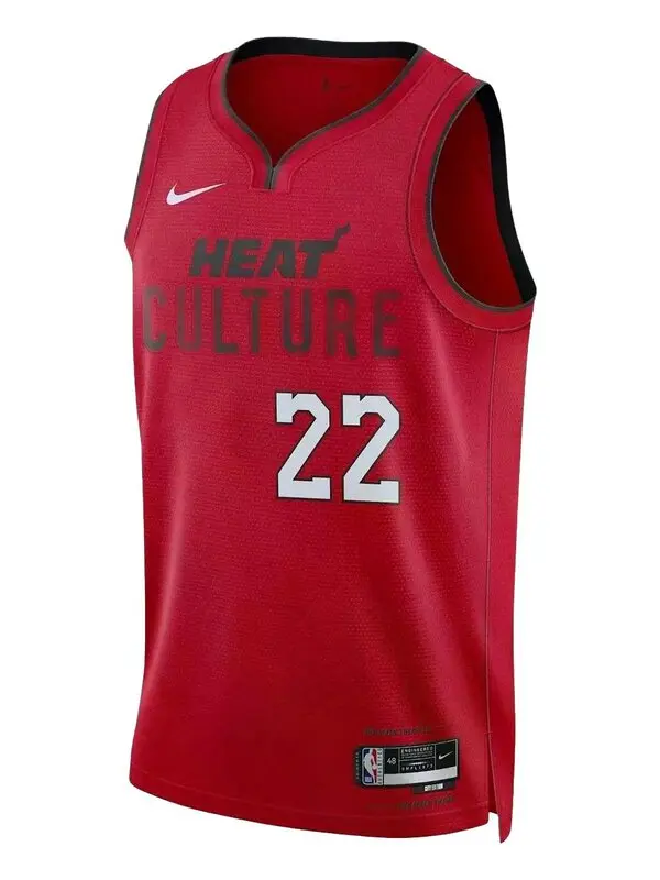 Nike Nba Heat 24/35 City Edition '22 Butler Jersey - Red