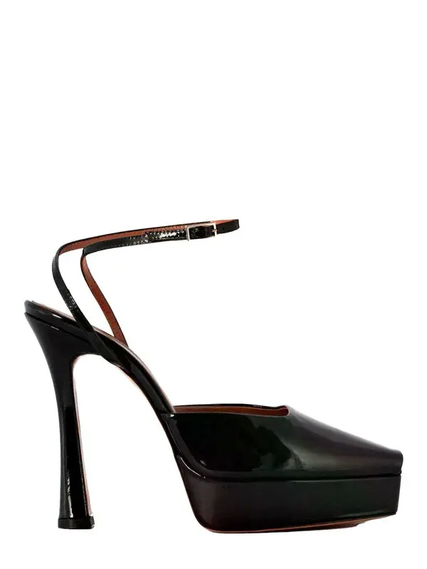 CASTAGNA 120mm Vicky Leather Heeled Pumps - Black