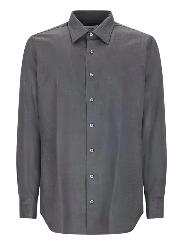 LARDINI Buttoned Shirt - Grey
