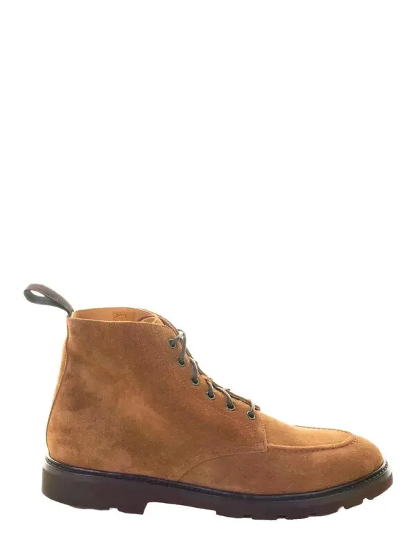 HENDERSON BARACCO Lace-up Suede Ankle Boots - Brown