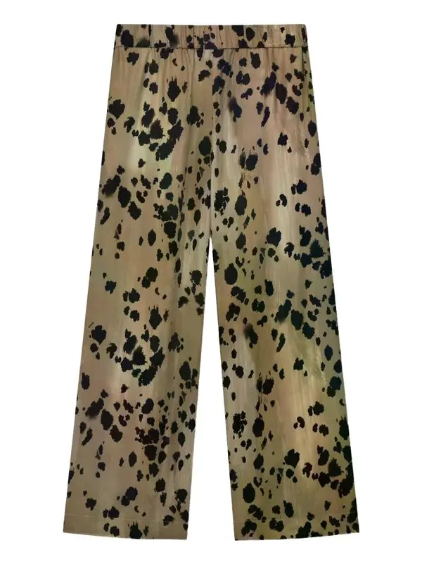 AERON Animal-print Trousers - Brown