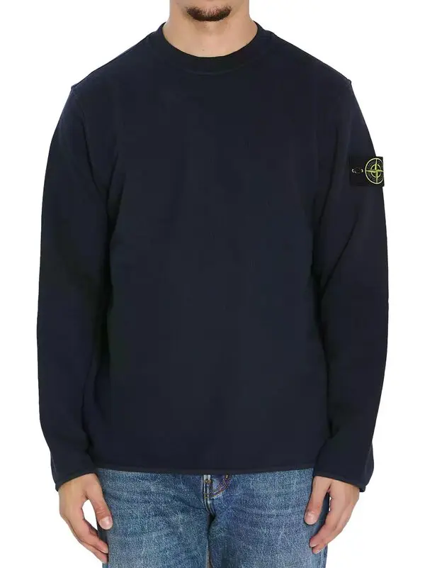 Stone Island Crew-neck Sweatshirt - Blue