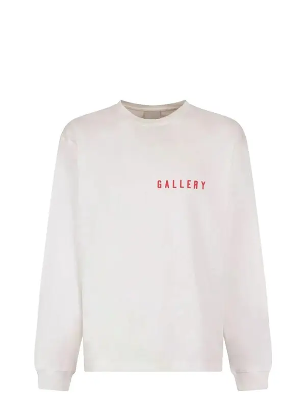 AGOLDE Graphic-print Long-sleeve Sweatshirt - White