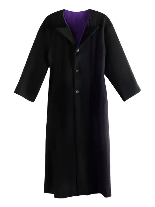 Yohji Yamamoto Buttoned Coat - Black