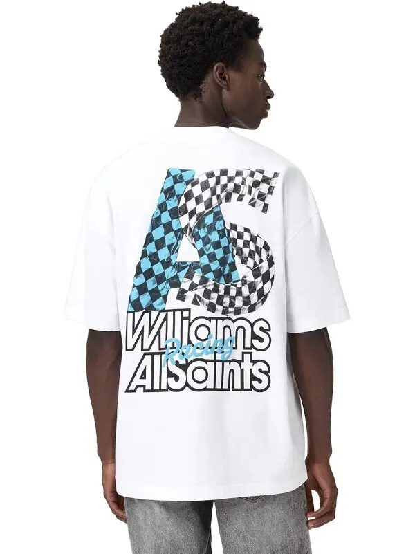 ALLSAINTS Williams X Pole Crew Neck T-shirt - White