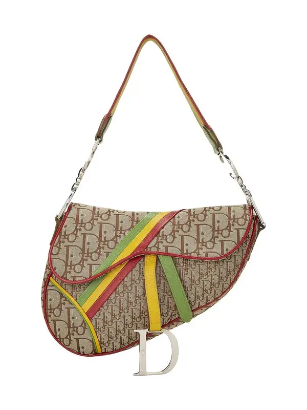 Dior Rasta Saddle Bag - Multi