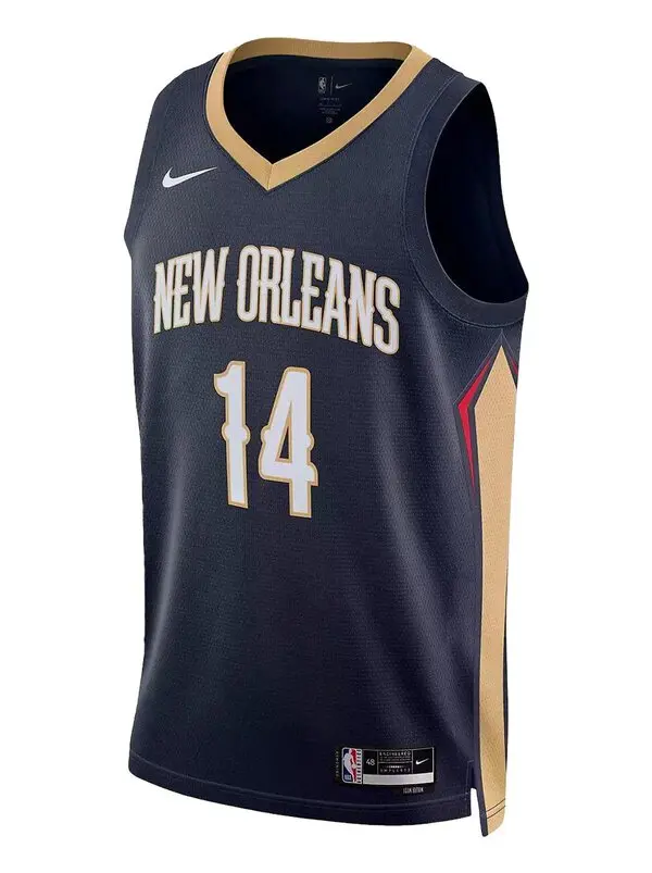 Nike Nba New Orleans Pelicans 'ingram 14' Swingman Jersey Tank Top - Blue