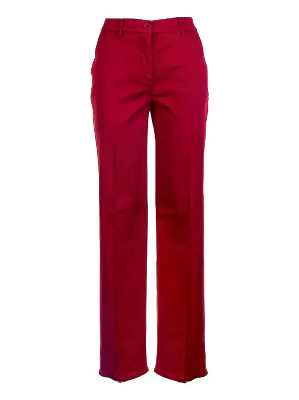 VIA MASINI 80 Button-fastening Trousers - Red