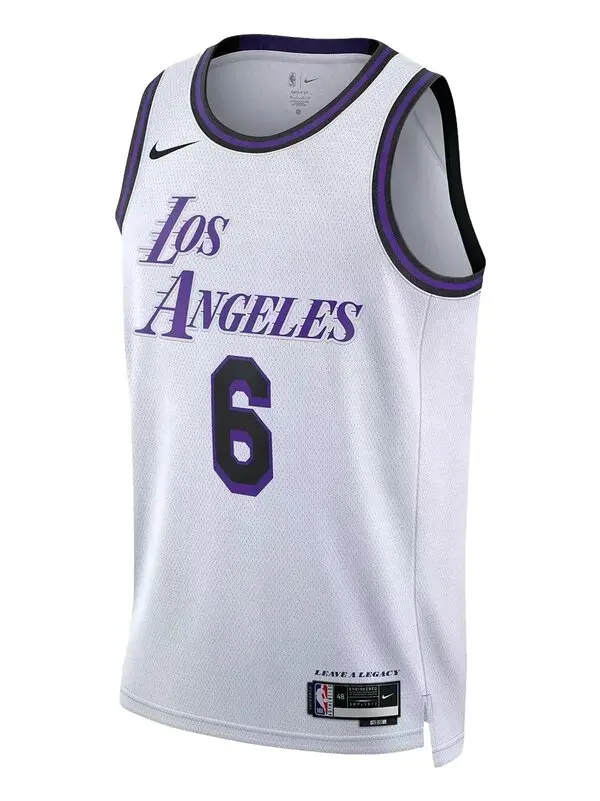 Nike Lebron James Los Angeles Lakers City Edition Tank Top - White