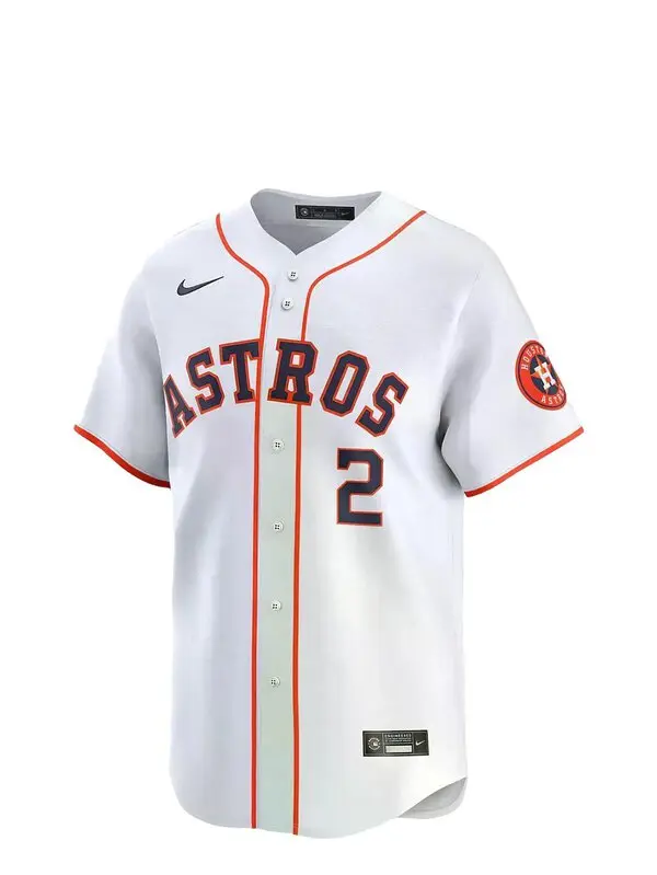Nike Mlb Astros Bregman Home Limited Player Shirt - White