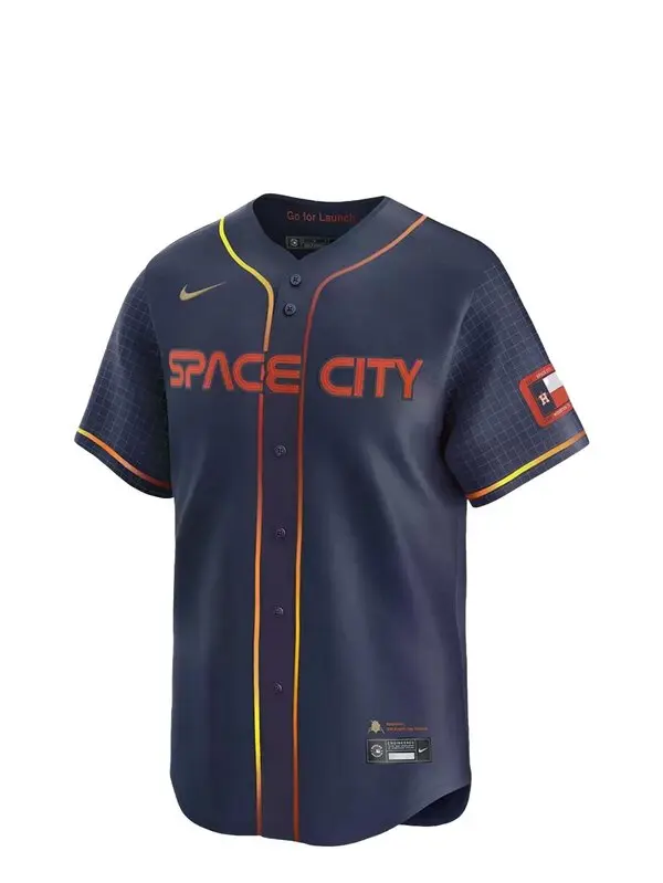 Nike Mlb Houston Astros José Altuve #27 City Connect Limited Shirt - Blue