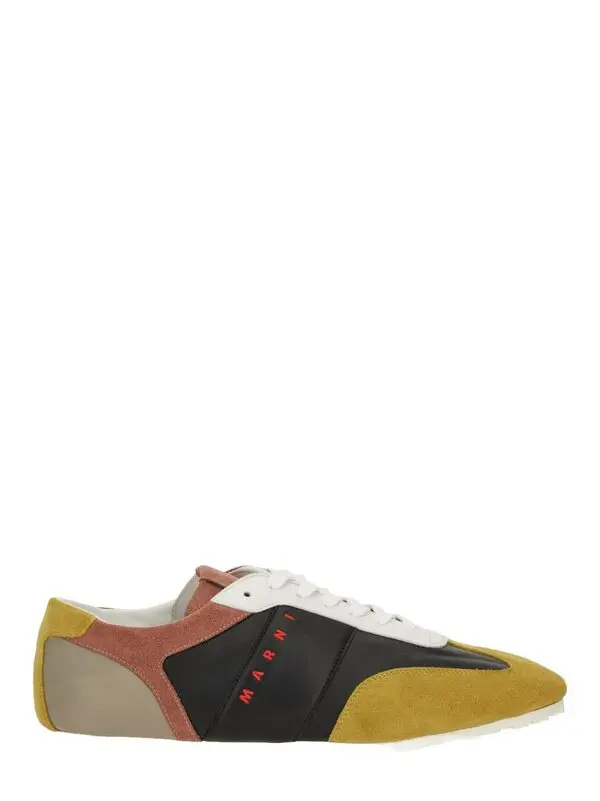 Marni Leather Low Top Sneaker - Multicolour