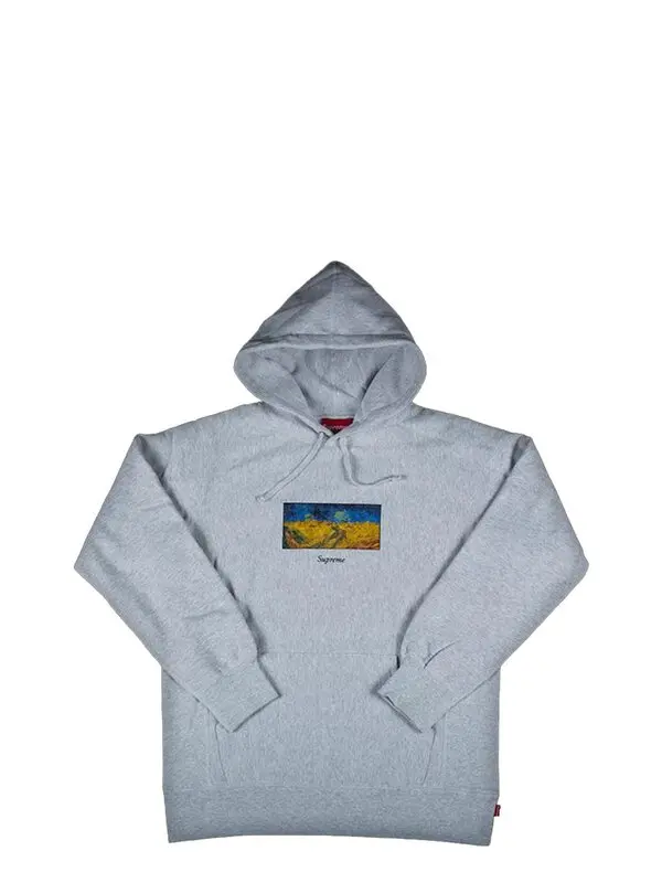 Supreme Field Hooded Sweatshirt - Ash Grey
