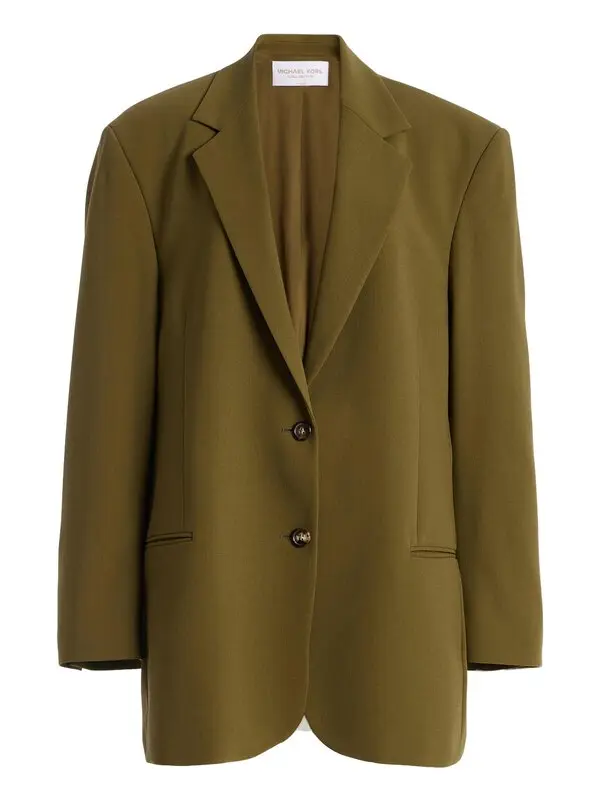 Michael Kors Ryan Single-breasted Blazer - Olive