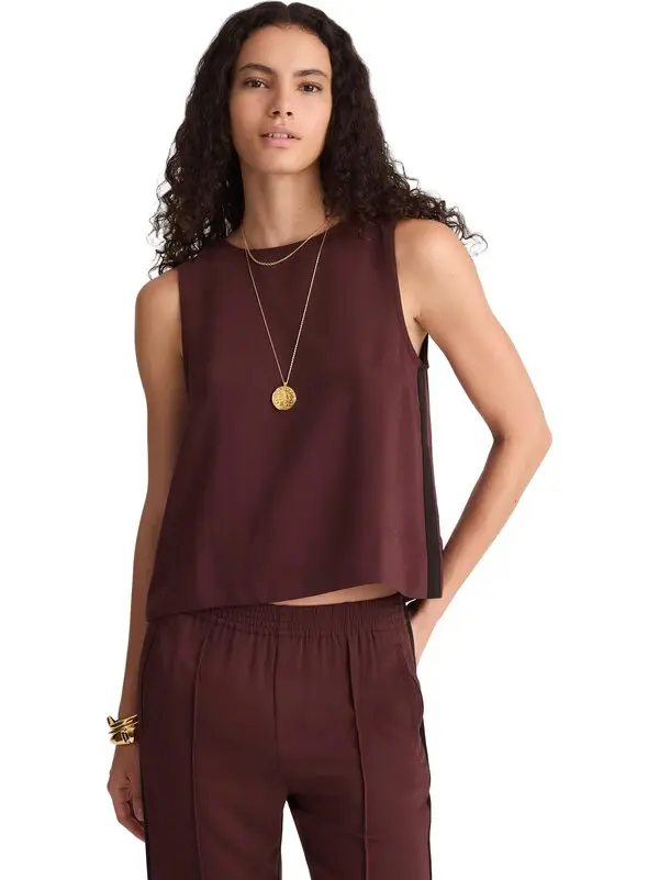Madewell Shell Top - Chocolate Raisin