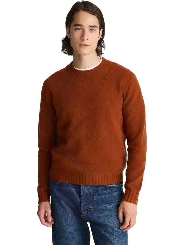 Madewell Crewneck Merino Wool Sweater - Roasted Orange