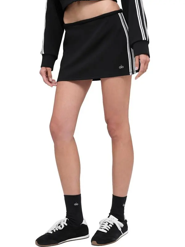 Alo Yoga Track Star Mini Skirt - Black