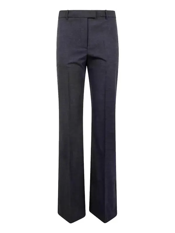 Liviana Conti Pressed-crease Trousers - Grey