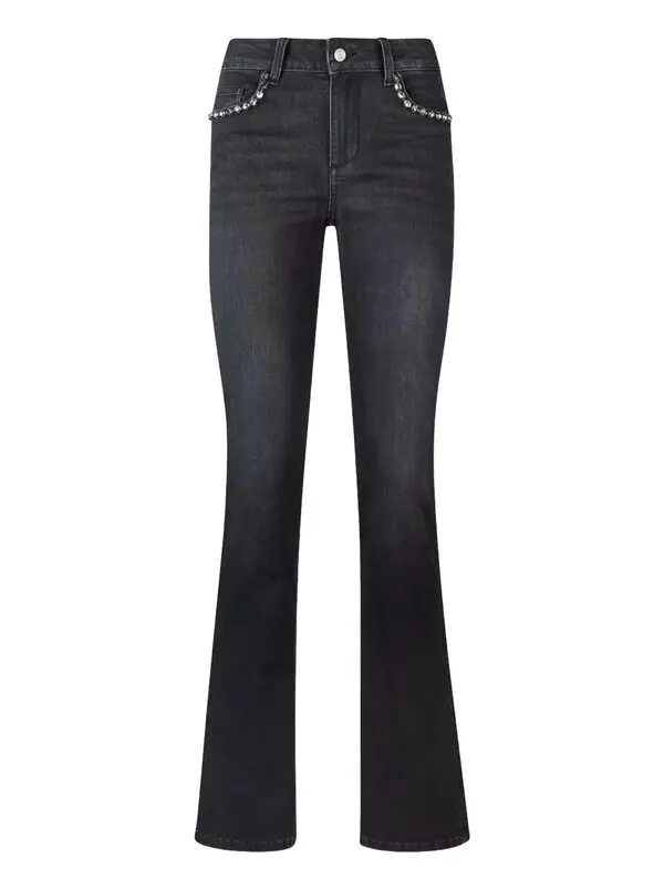 Liu Jo Gemstone Embellished Jeans - Black