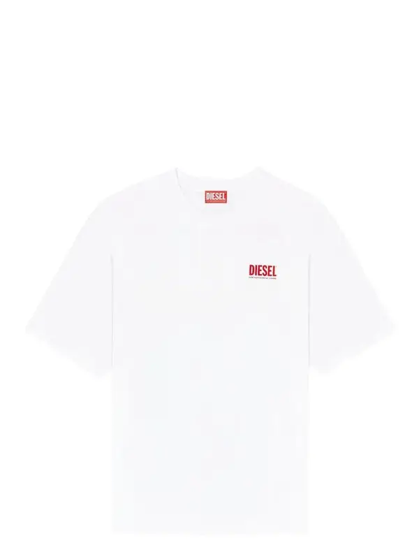 DIESEL Logo T-boxt-bisk T-shirt - White