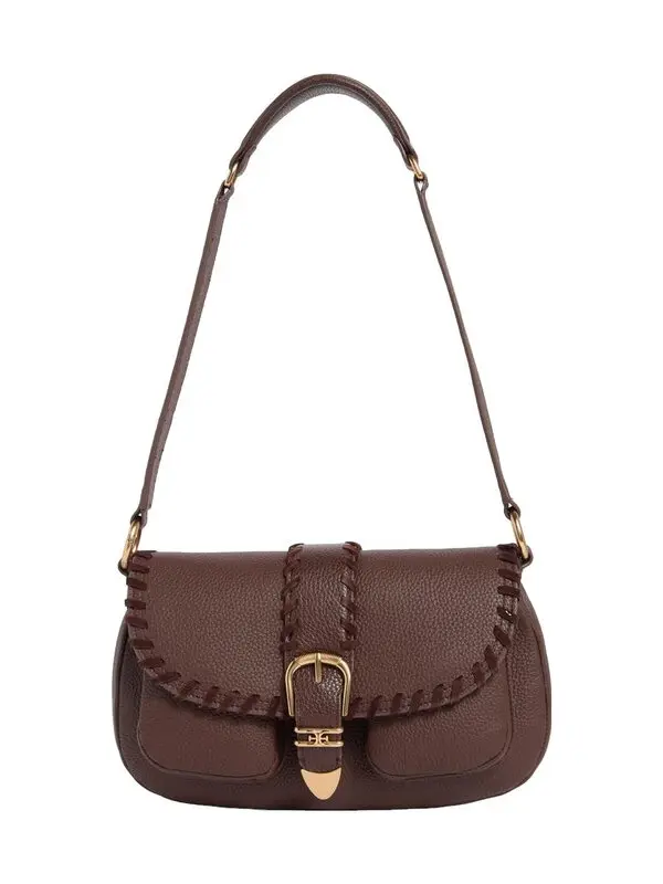 Sam Edelman Rue Shoulder Bag - Dark Brown