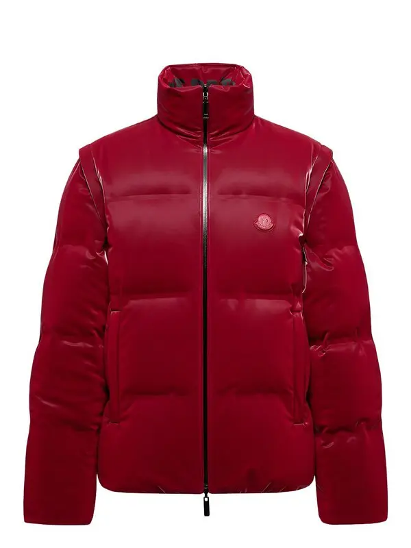 MONCLER X A$AP ROCKY Throttle Reversible 2-in-1 Down Jacket - Red