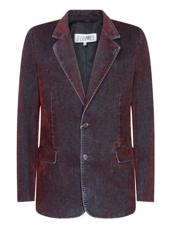 MAISON MARGIELA Cotton Blazer - Red