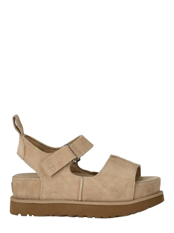 UGG Goldenstar Hi-san Platform Sandals - Beige