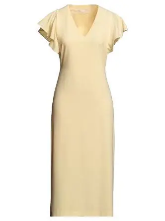 Patrizia Pepe Midi Trapeze Dress - Yellow