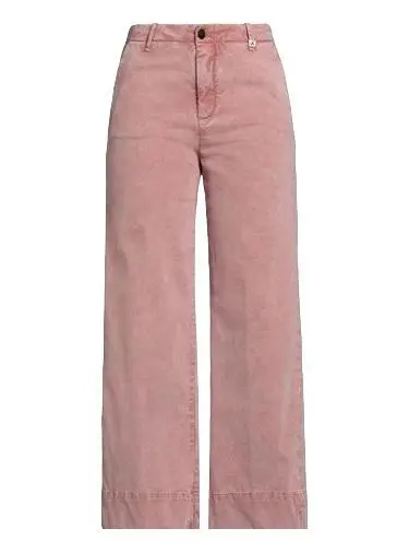 MYTHS Wide-leg Gabardine Trousers - Pink