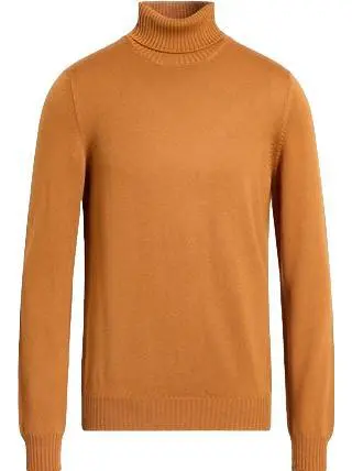 GRAN SASSO Turtleneck Virgin Wool Sweater - Brown