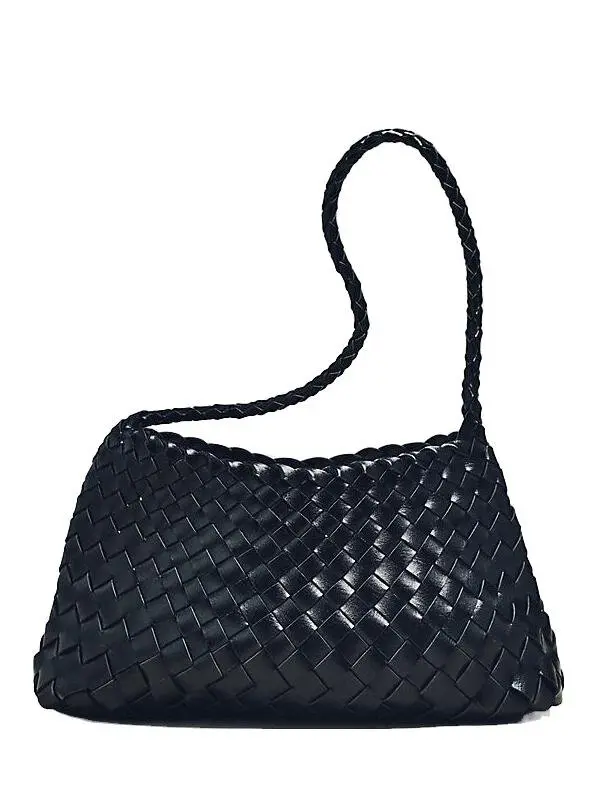 Anthropologie Woven Shoulder Bag - Black