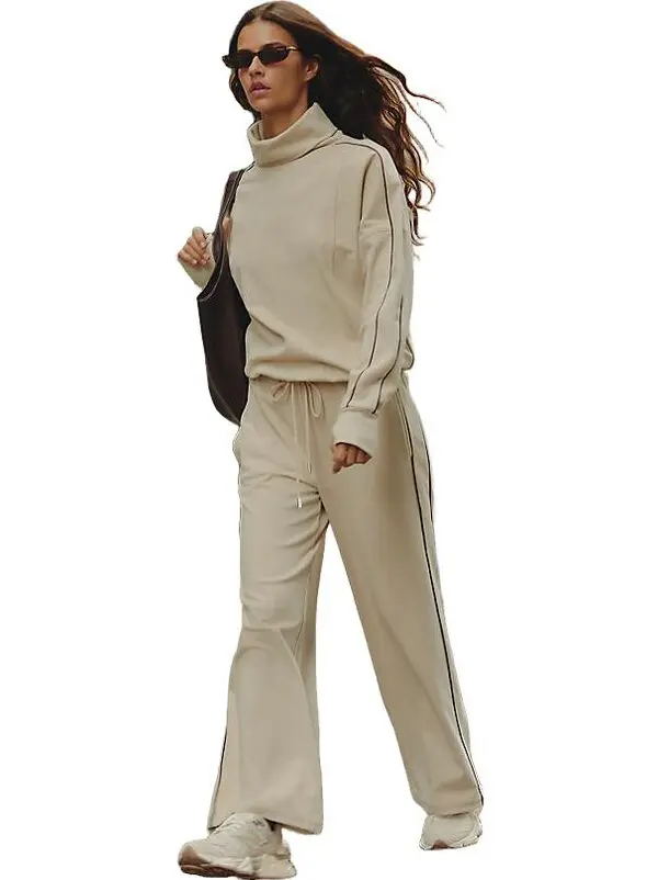 Varley Wide-leg Sweatpants - Neutral