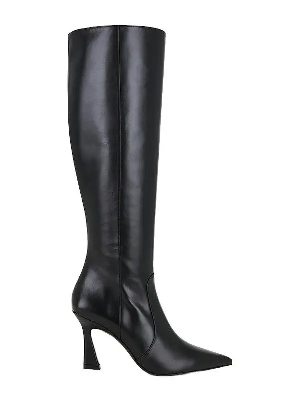STUART WEITZMAN Vinnie Zip Boot 85 - Black