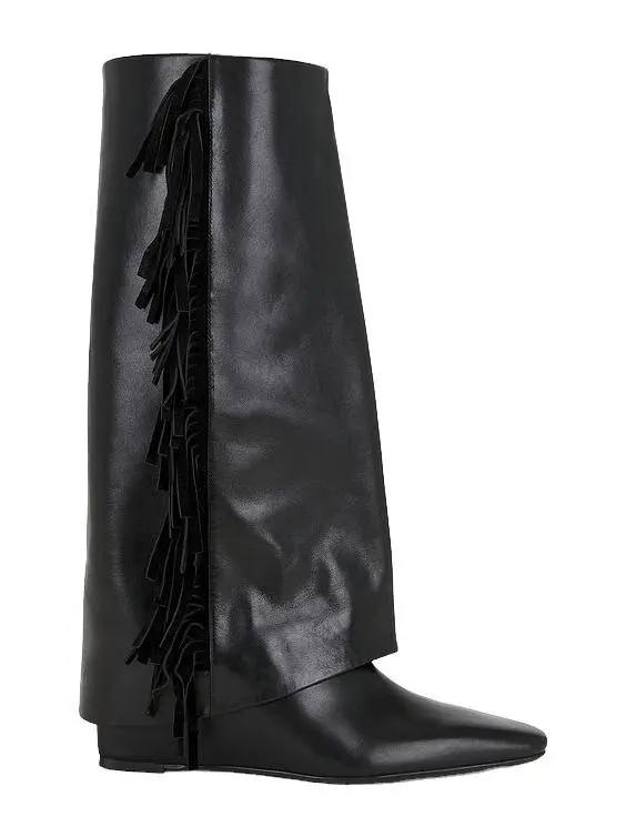 Simkhai Quinn Fringe Boot - Black