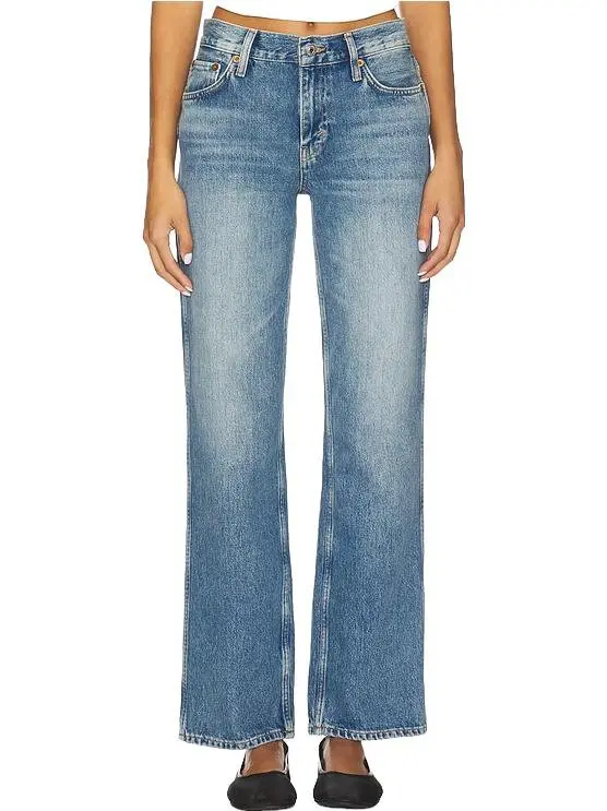 RE/DONE 90s Mid Rise Loose Jeans - Medium Vain