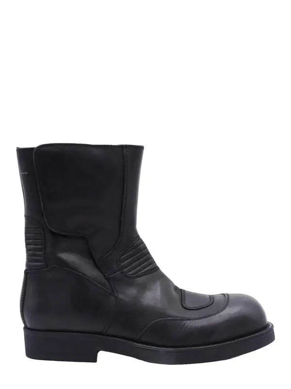 MAISON MARGIELA Leather Boots - Black