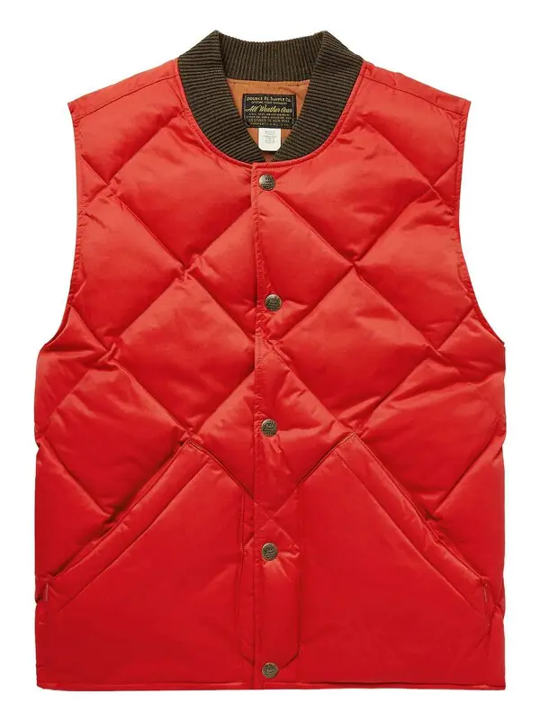 Ralph Lauren Quilted Recycled-nylon Gilet - Red