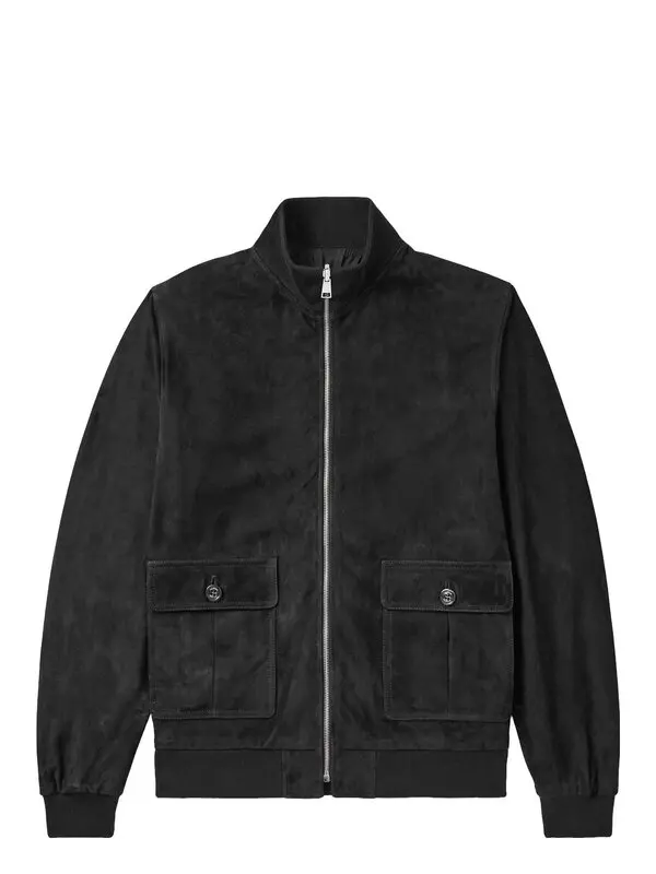 VALSTAR Valstarino Reversible Suede And Shell Jacket - Black