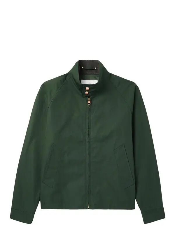 Private White V.c. Cotton-ventile® Harrington Jacket - Green