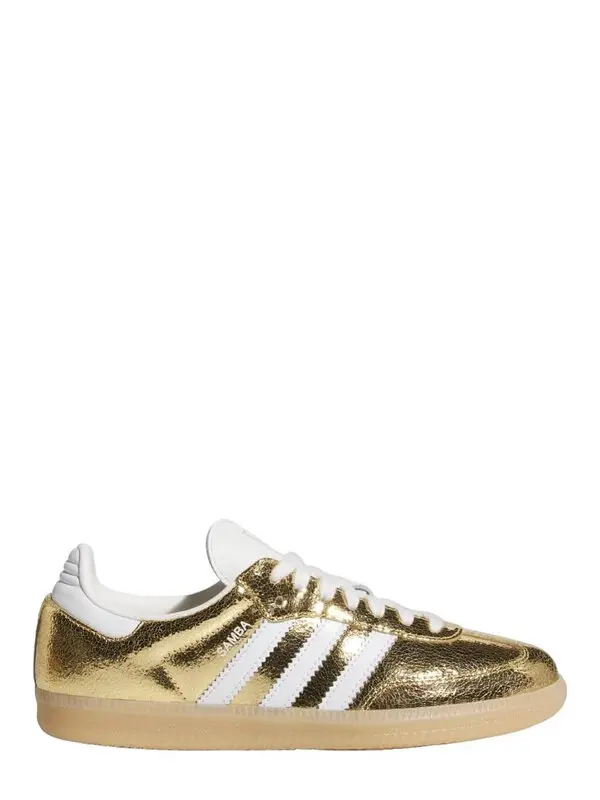 Adidas Samba Og Sneakers - Gold Metallic / Cloud White / Core White