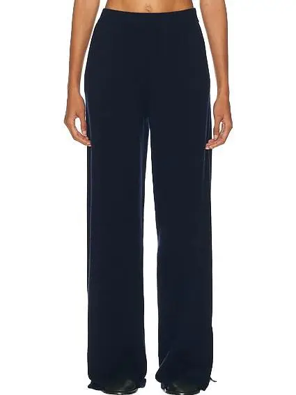 EAVES Wool Cashmere Pant - Navy