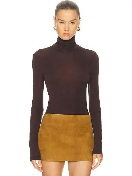 AGOLDE Pascale Turtleneck - Root
