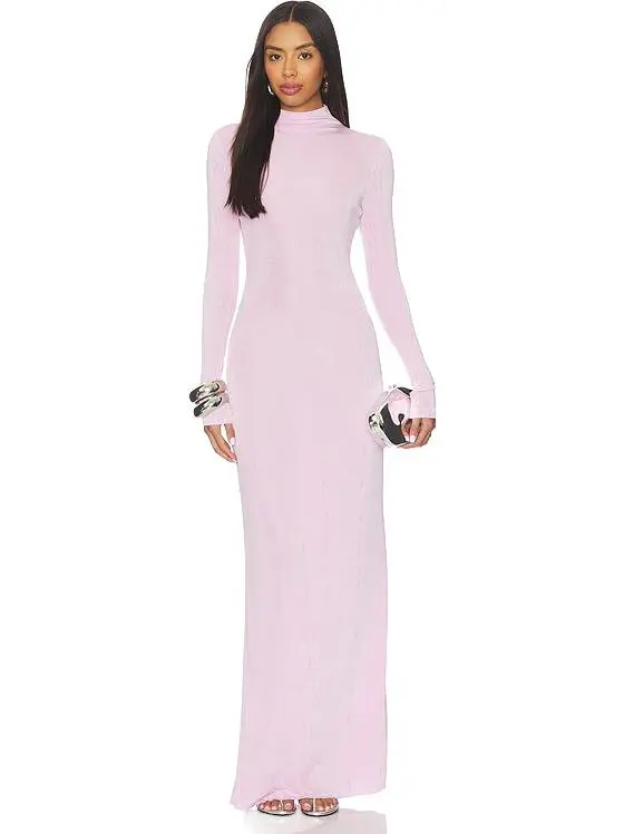 SEROYA Kim Maxi Dress - Pink