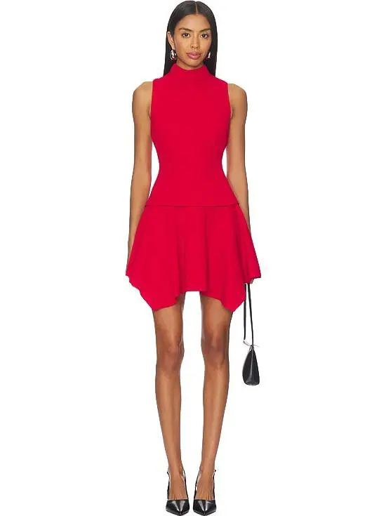 LOVERS AND FRIENDS Mary Mini Dress - Red