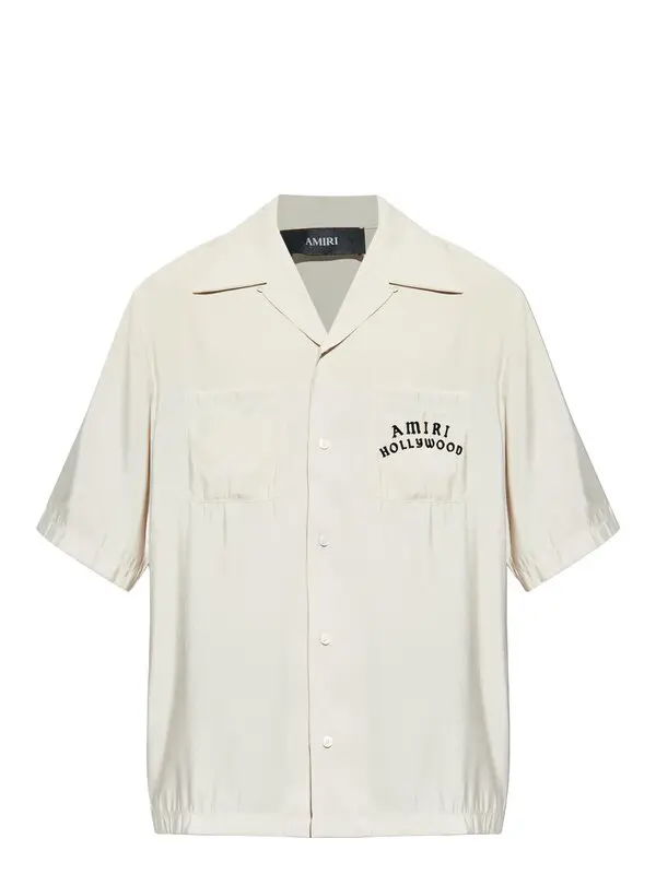 Amiri Shirt With Logo - Cream