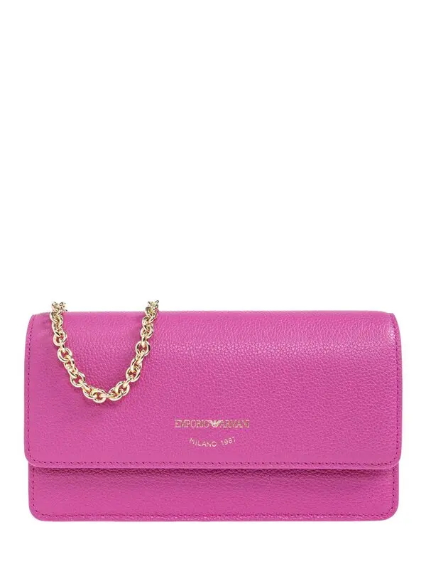 Emporio Armani Logo Clutch - Pink
