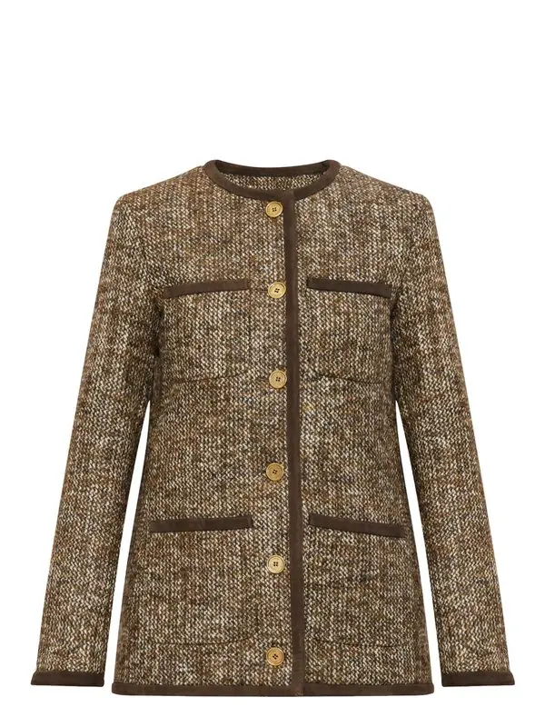 GOLDEN GOOSE Wool Blazer - Brown