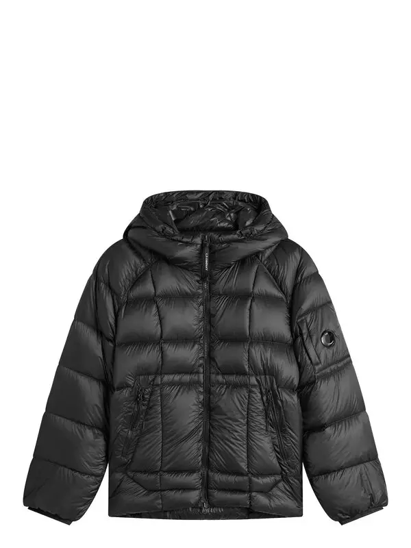 C.P. COMPANY Dd-shell Hooded Jacket - Black